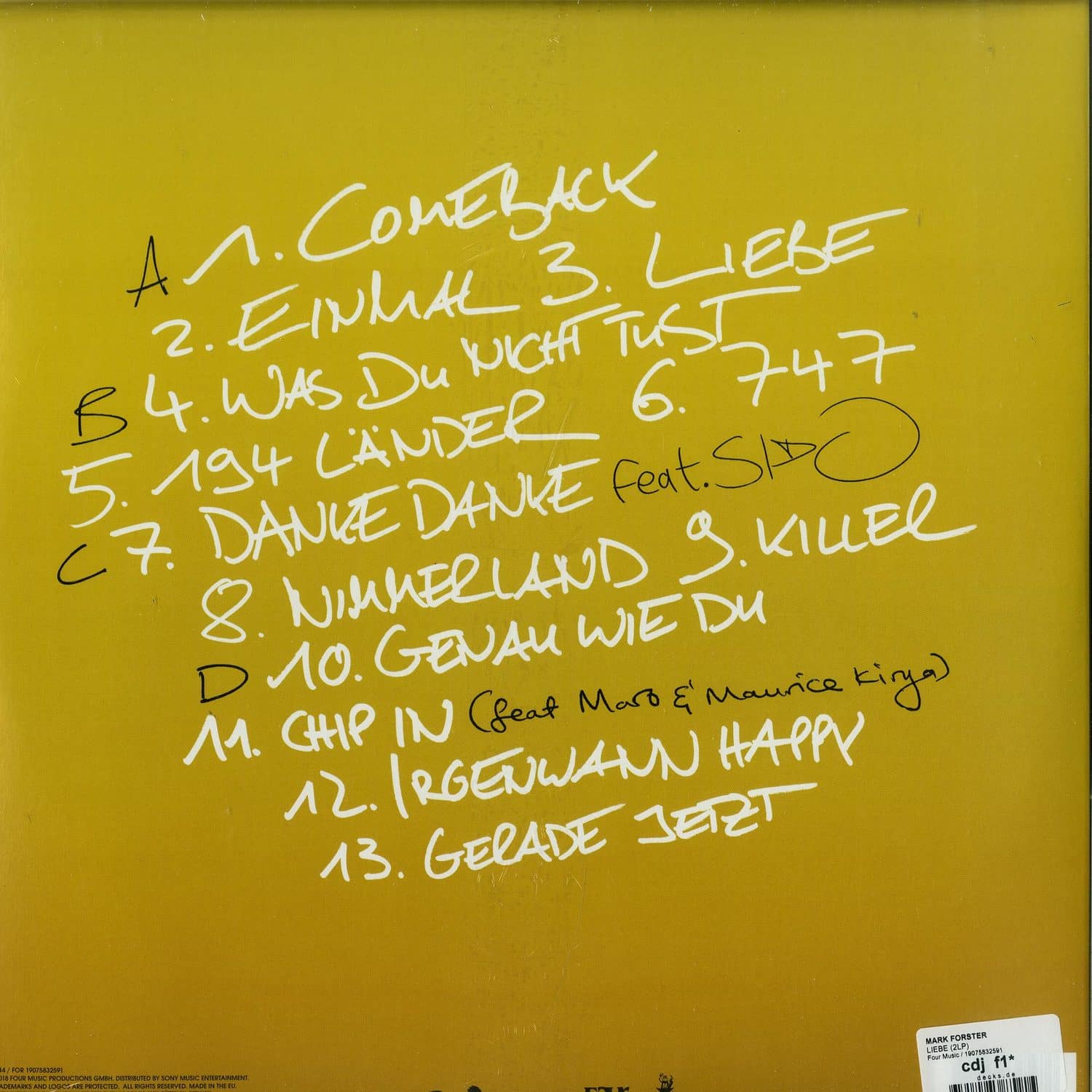 Mark Forster - LIEBE