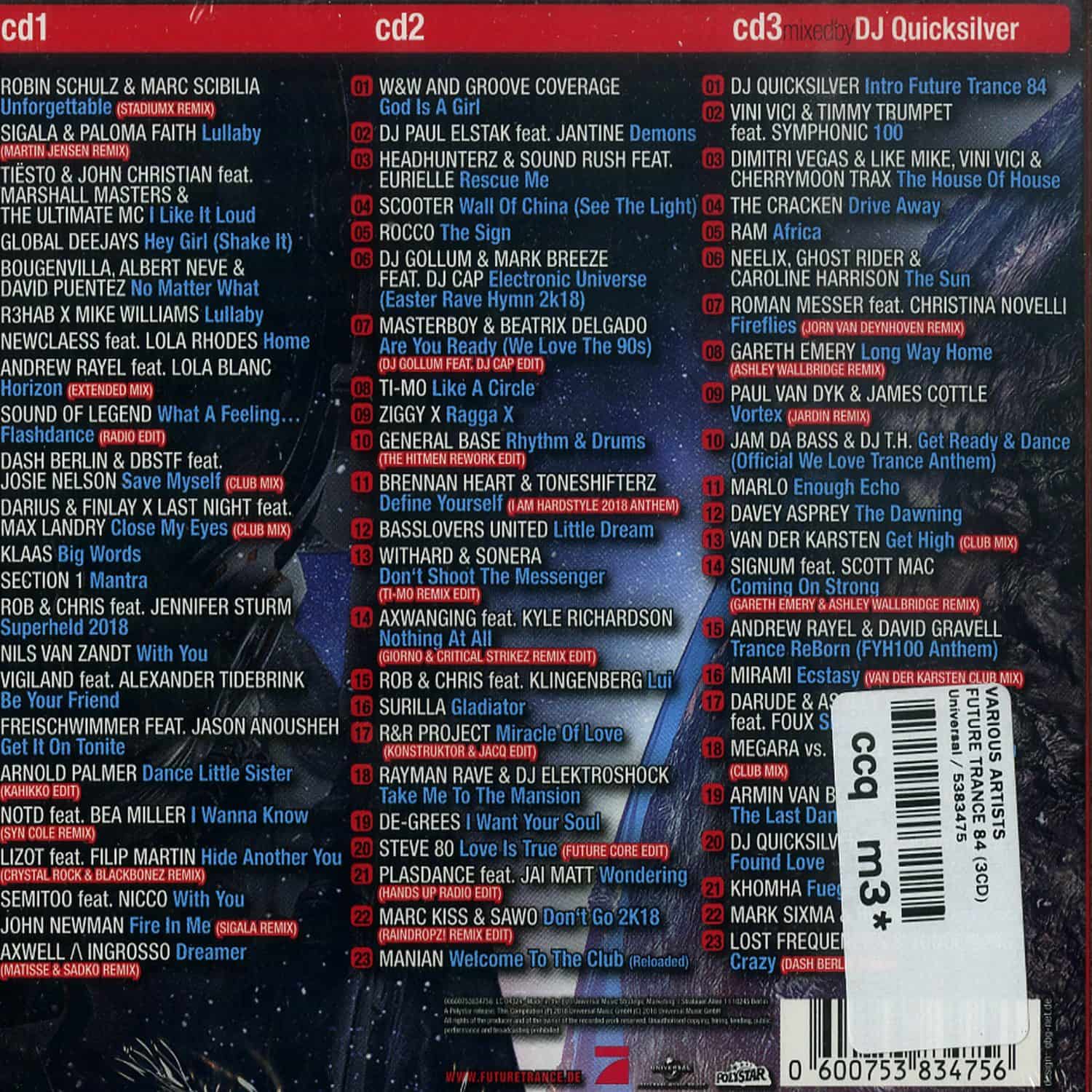 Various Artists - FUTURE TRANCE 84