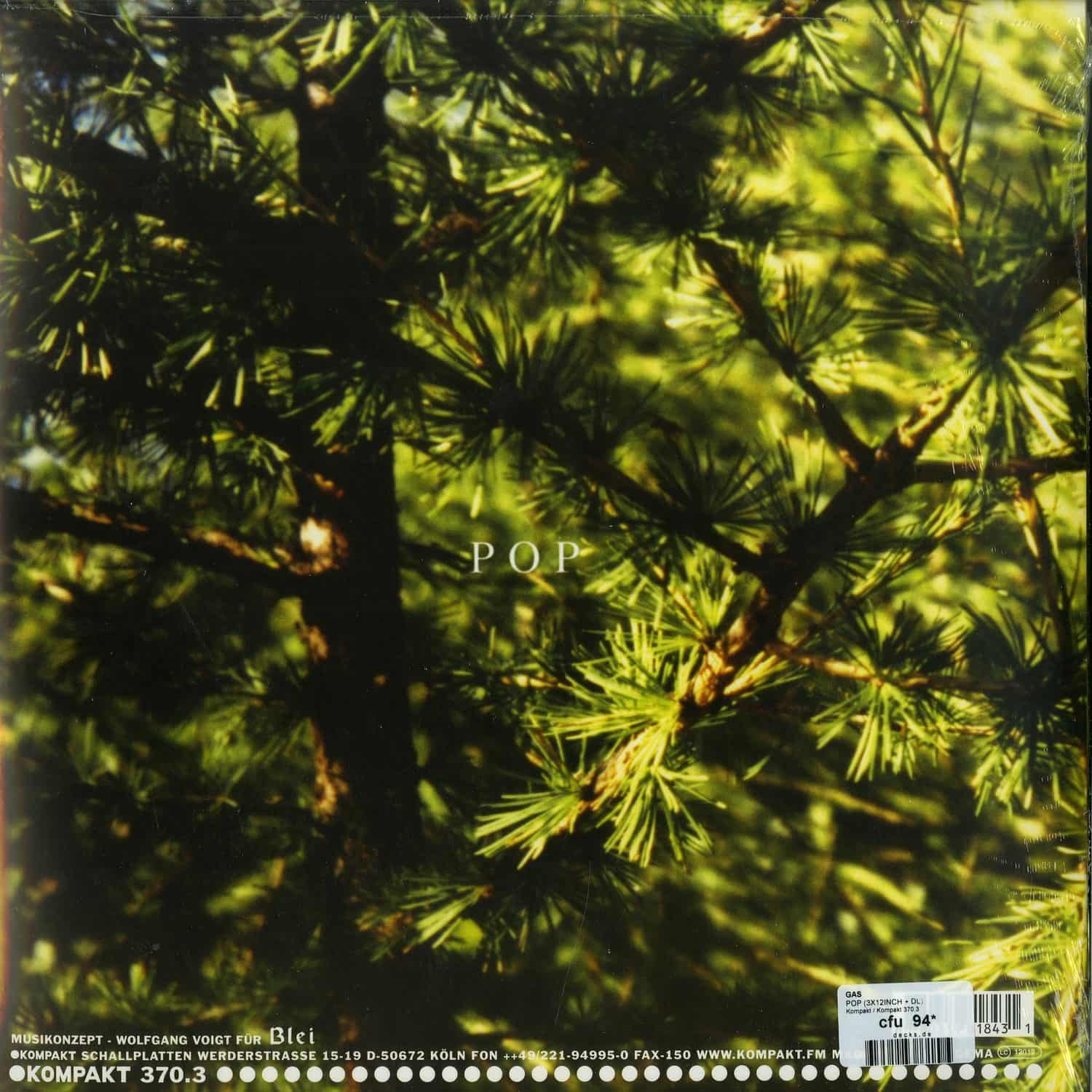 GAS - POP / Kompakt / Kompakt 370.3 | 3LP Vinyl kaufen | decks.de