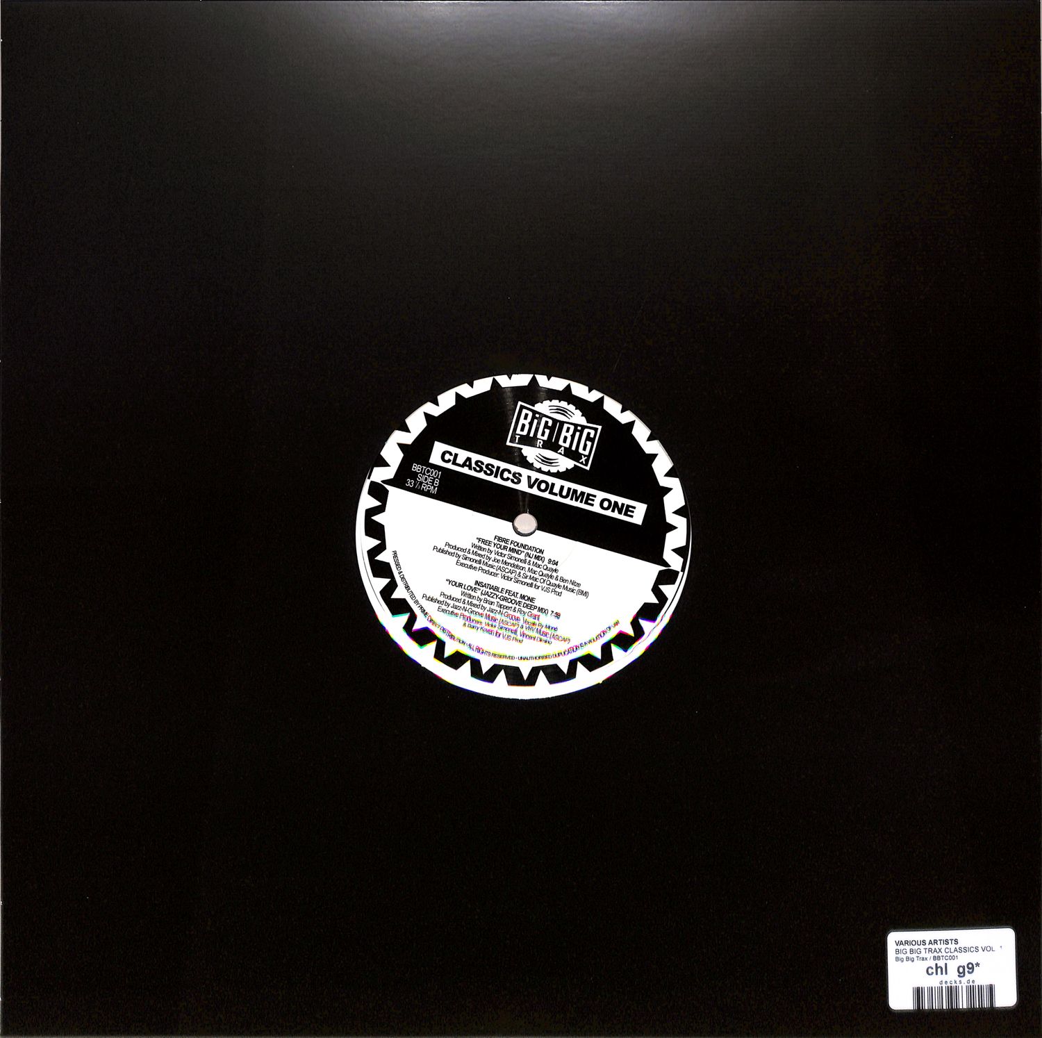 Various Artists - BIG BIG TRAX CLASSICS VOL. 1