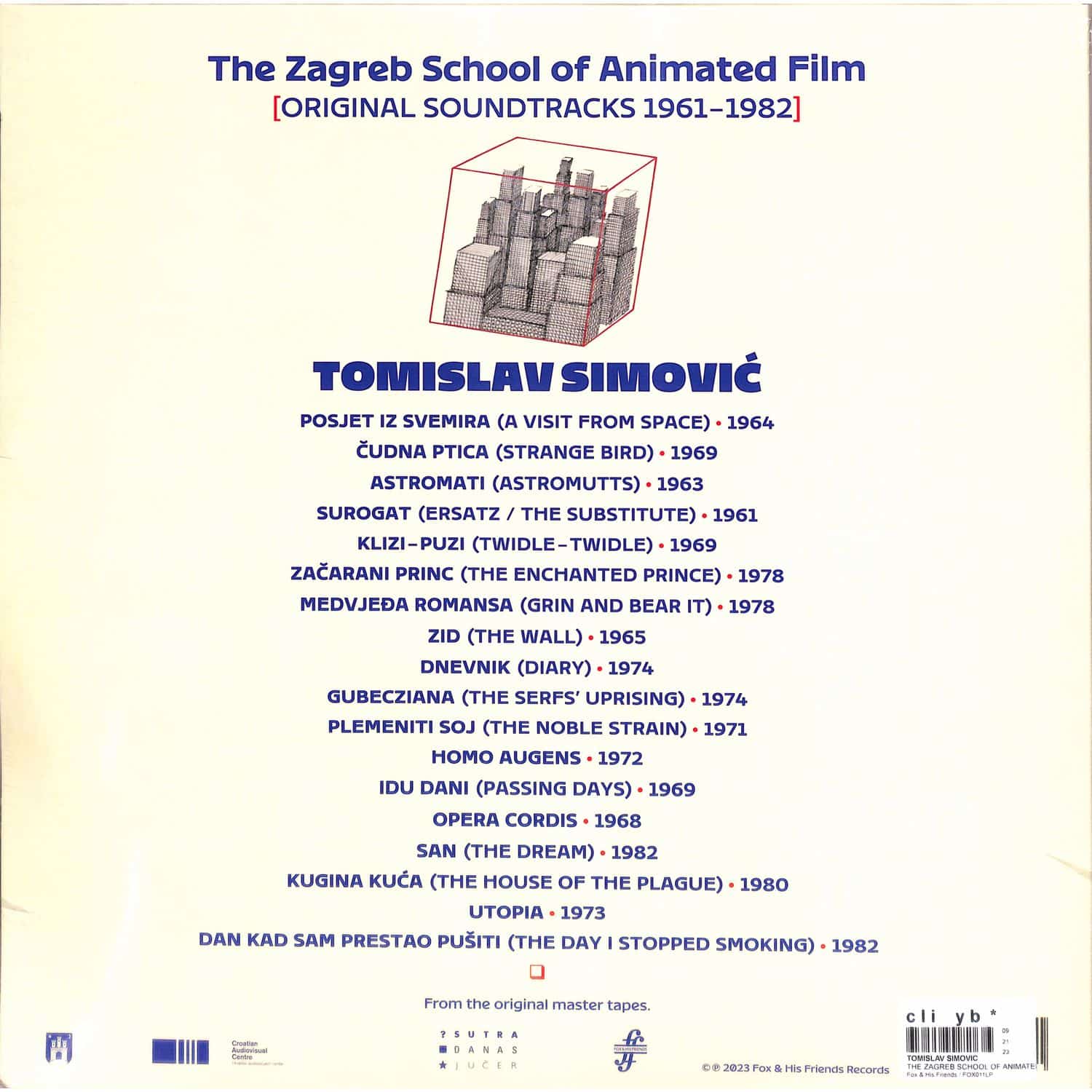 Tomislav Simovic - THE ZAGREB SCHOOL OF ANIMATED FILM