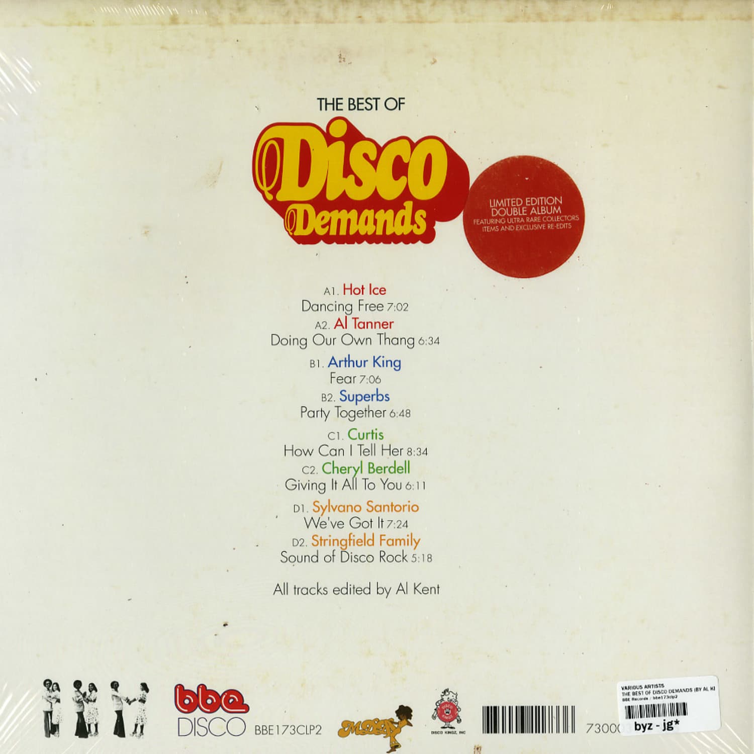 Various Artists - THE BEST OF DISCO DEMANDS / BBE Records / bbe173clp2 ...