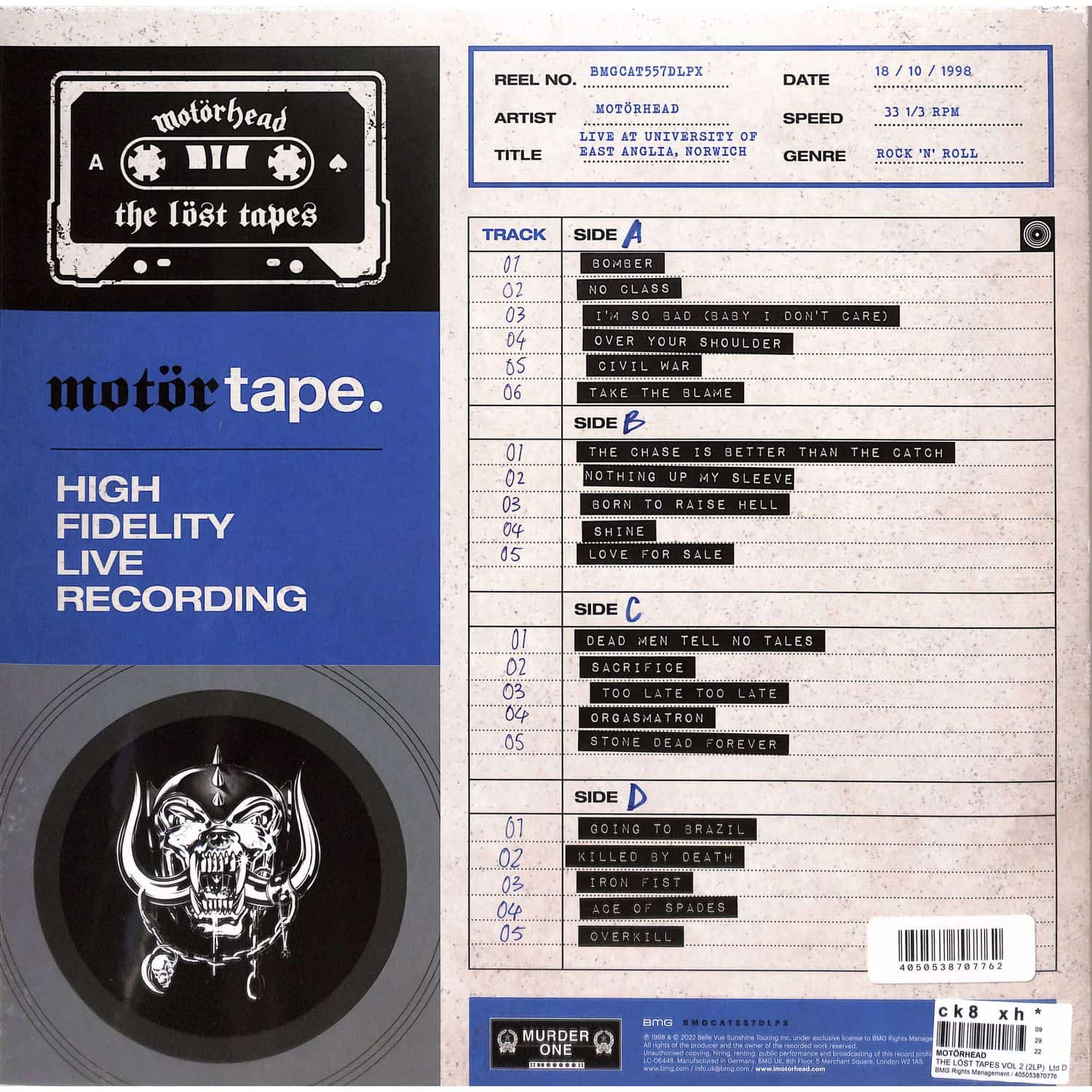 Motörhead - THE LÖST TAPES VOL.2