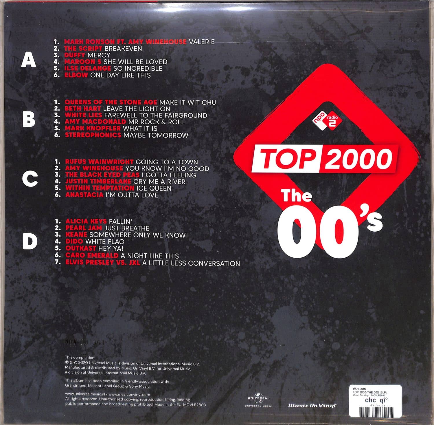 Various - TOP 2000 - THE 00S