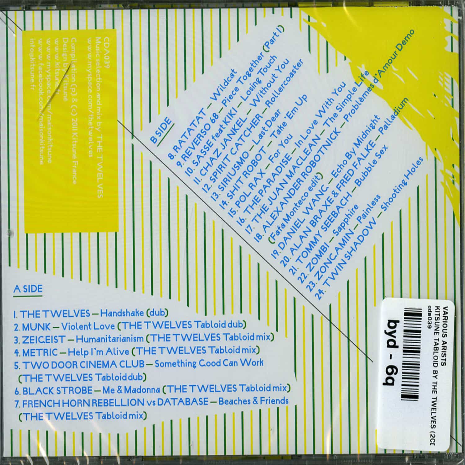 Various Arists - KITSUNE TABLOID BY THE TWELVES