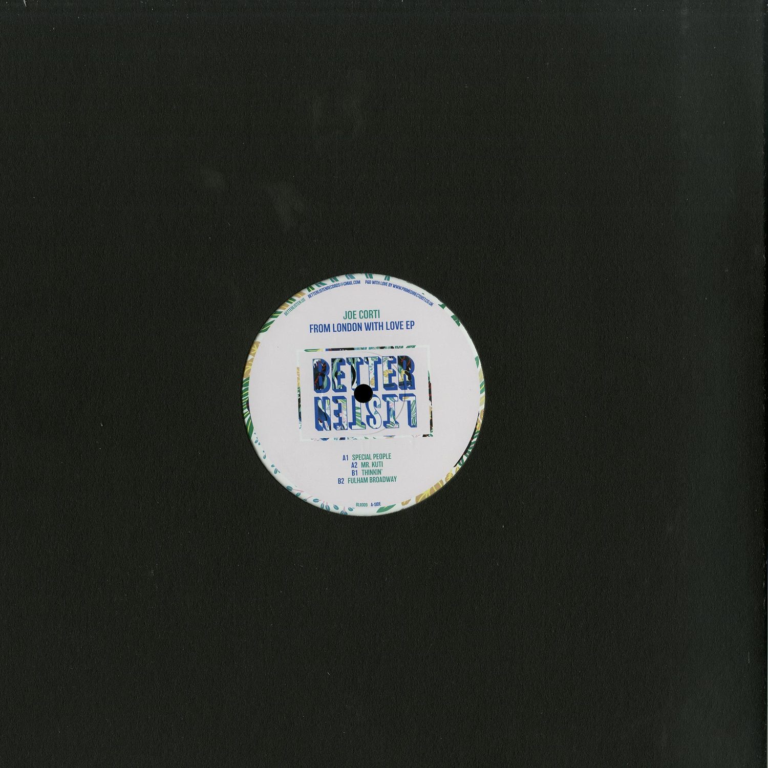 Joe Conti - FROM LONDON WITH LOVE EP