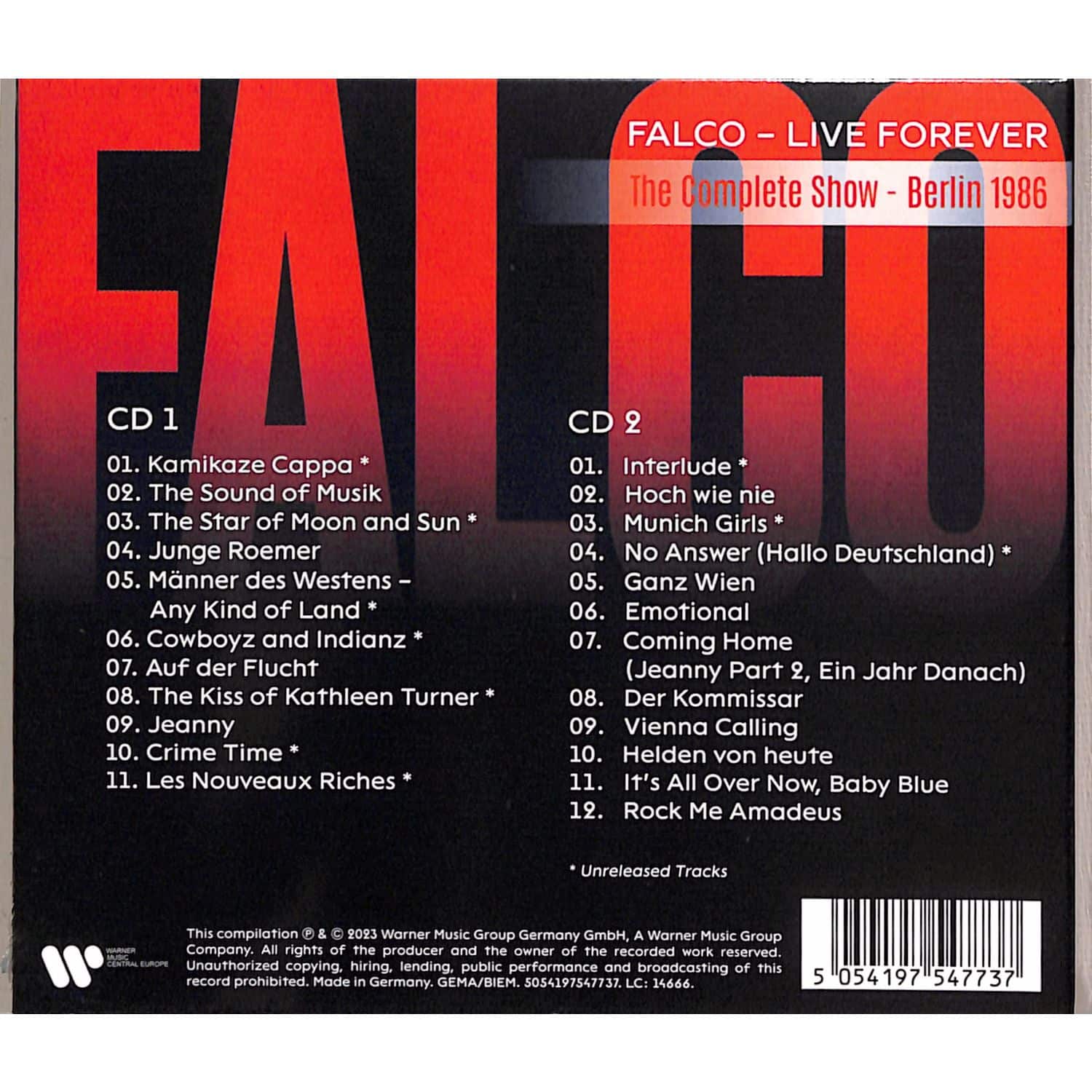 Falco - LIVE FOREVER