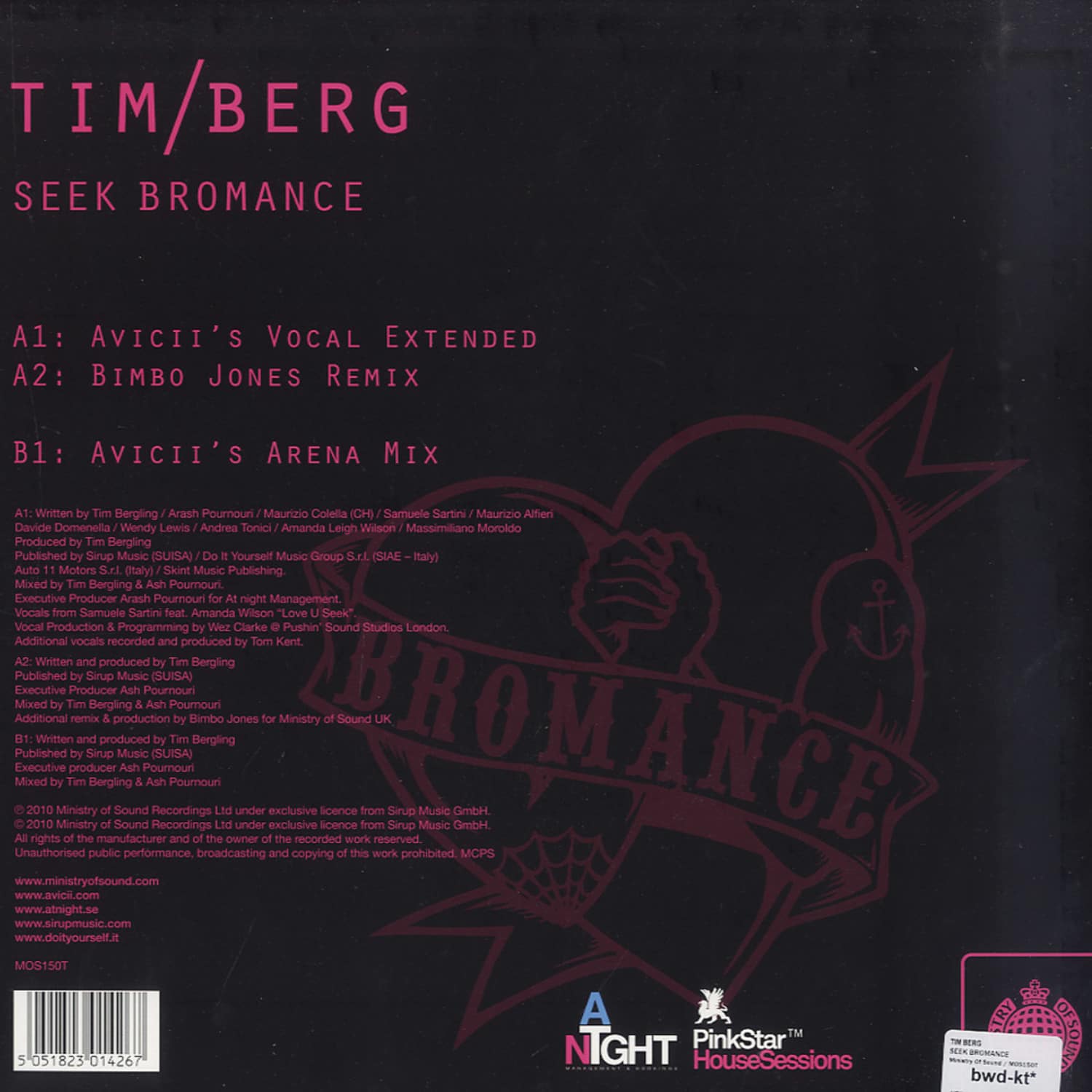 Tim Berg - SEEK BROMANCE