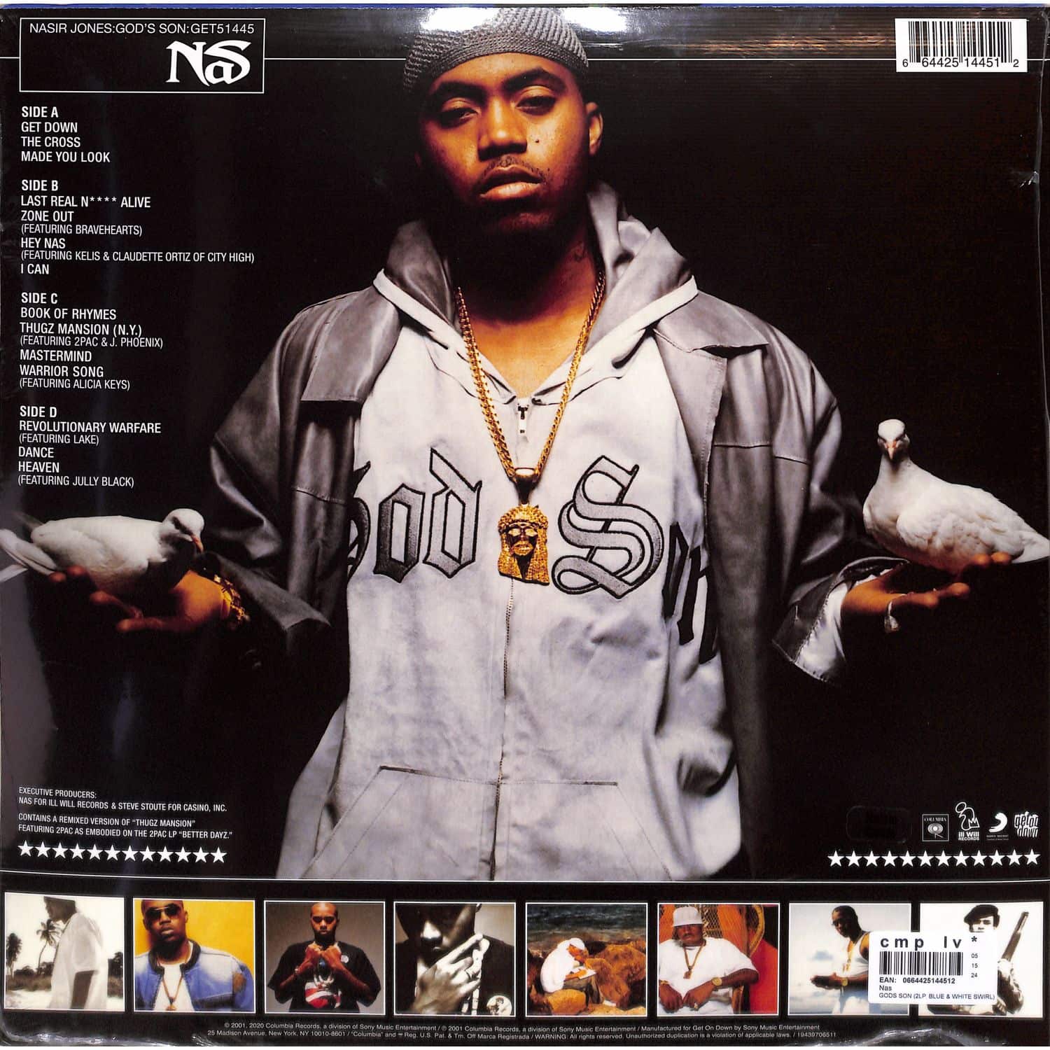 Nas - GODS SON / Get On Down / GET51445LP | Coloured 2LP Vinyl kaufen ...
